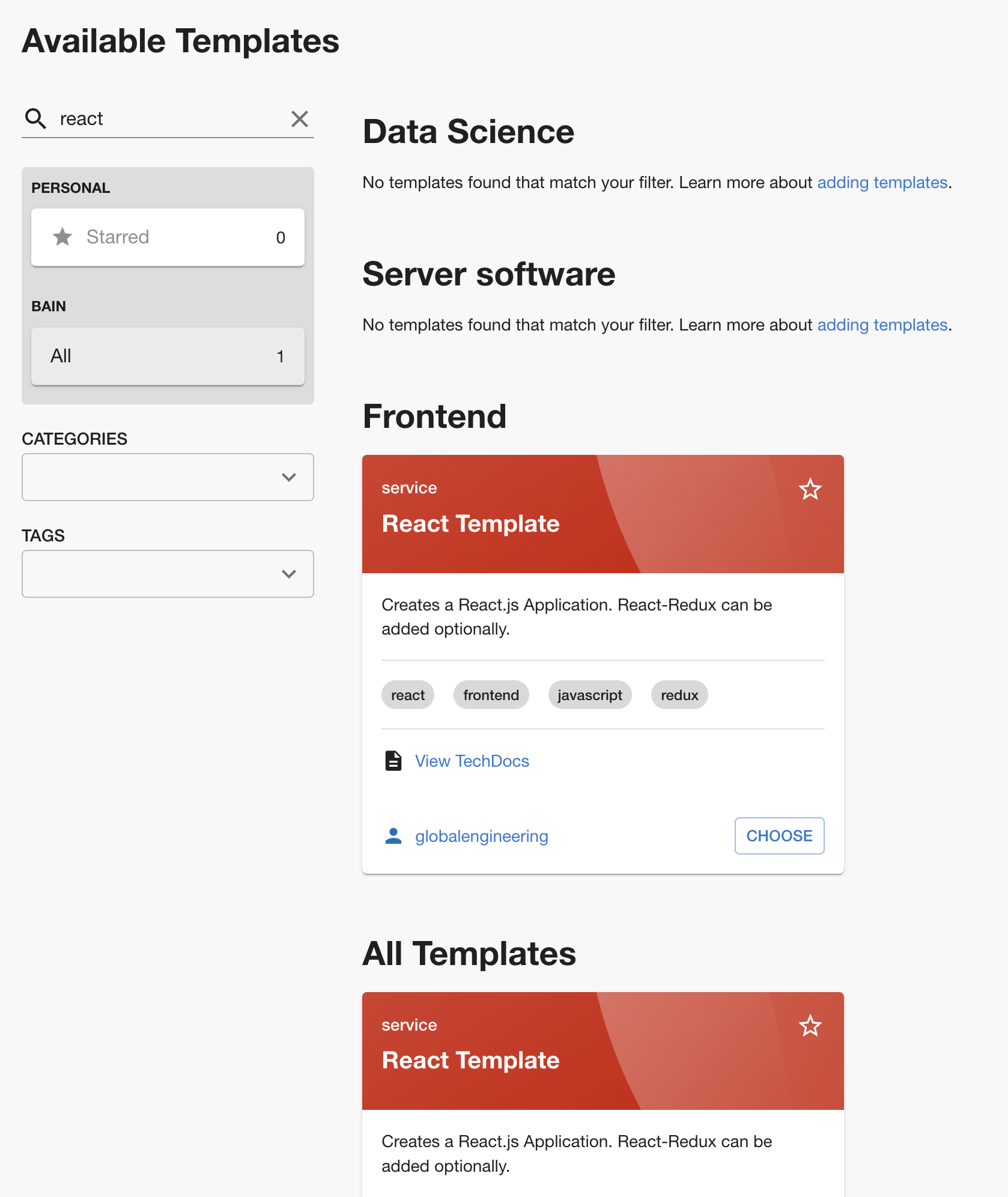 🐛 Bug Report: Search experience in scaffolder/next with template groups · Issue #16456 ...