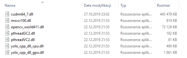 System.DllNotFoundException - Unable to load DLL 'x64\yolo_cpp_dll_gpu.dll': The specified ...