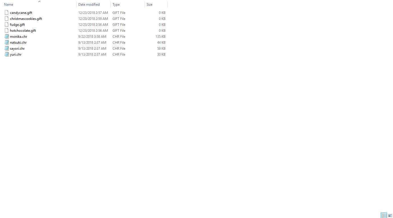 Christmas Gifts · Issue #3292 · Monika-After-Story/MonikaModDev · GitHub