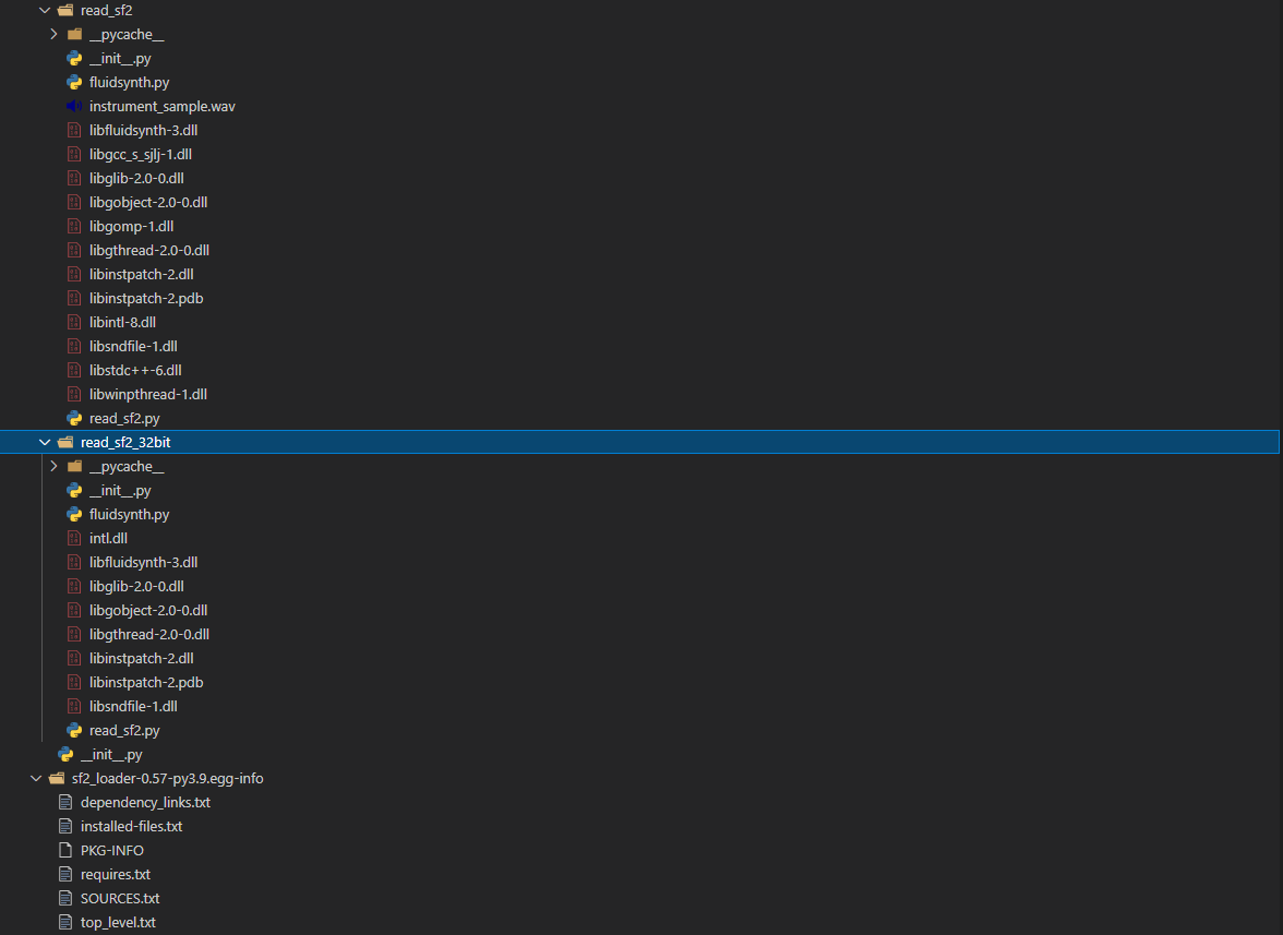 'ModuleNotFoundError: No module named fluidsynth' · Issue #7 · Rainbow-Dreamer/sf2_loader · GitHub