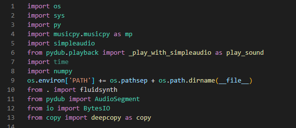 'ModuleNotFoundError: No module named fluidsynth' · Issue #7 · Rainbow-Dreamer/sf2_loader · GitHub