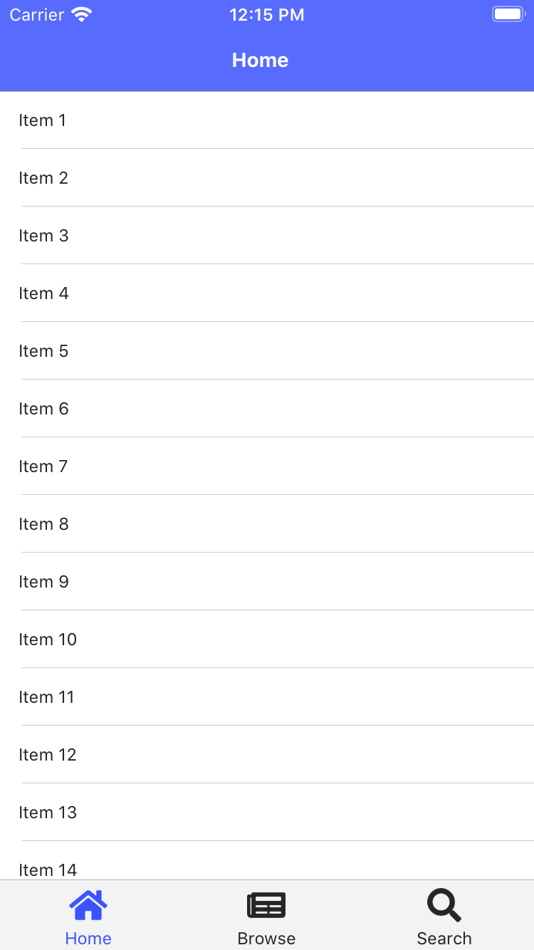 RadListView does not display correctly when using import variables and index @nativescript/theme ...