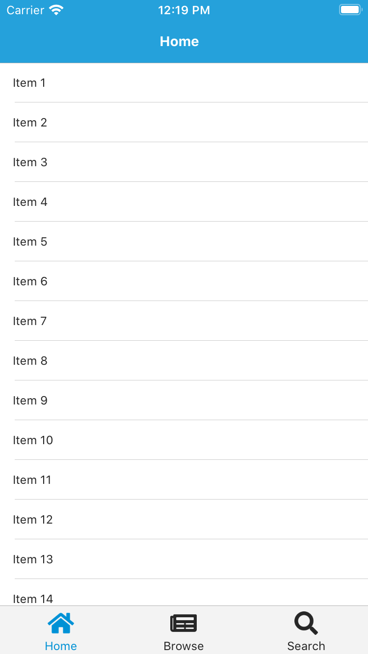 RadListView does not display correctly when using import variables and index @nativescript/theme ...