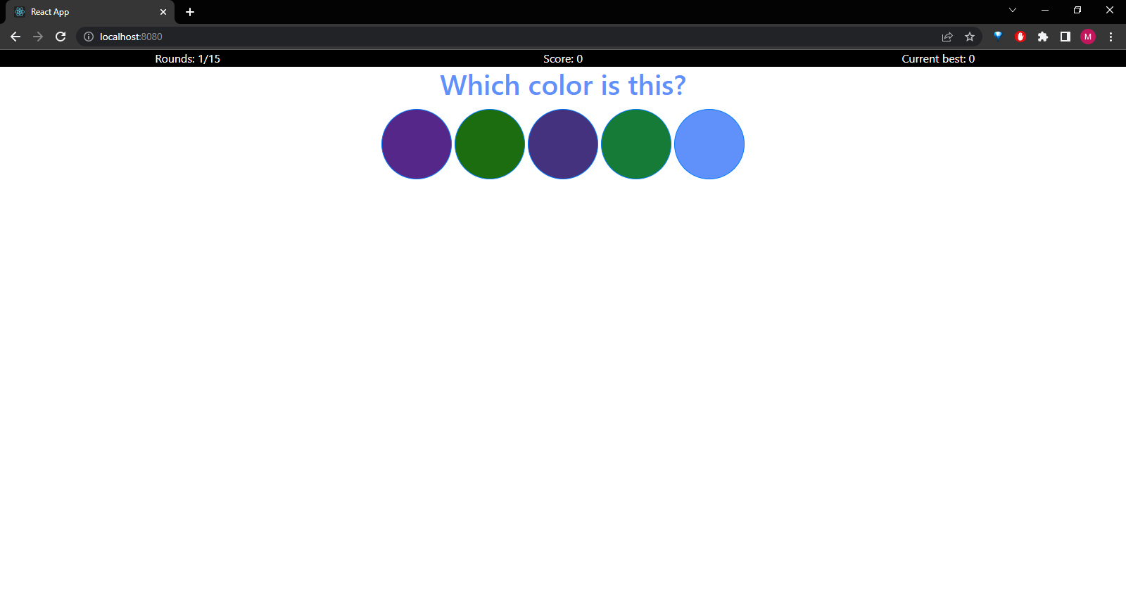 GitHub - mboyadzhieva/guess-the-color-game: Very simple game in which the player is supposed to ...