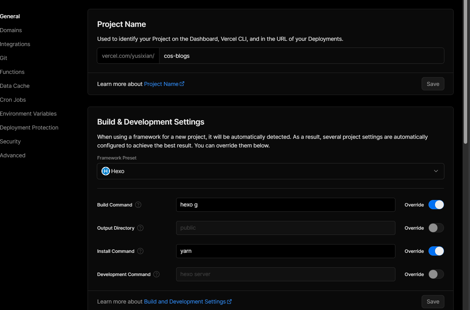 部署问题 · Issue #19 · yusixian/cos_blogs · GitHub