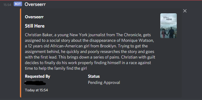 Add overseer link to discord notification · Issue #437 · sct/overseerr · GitHub