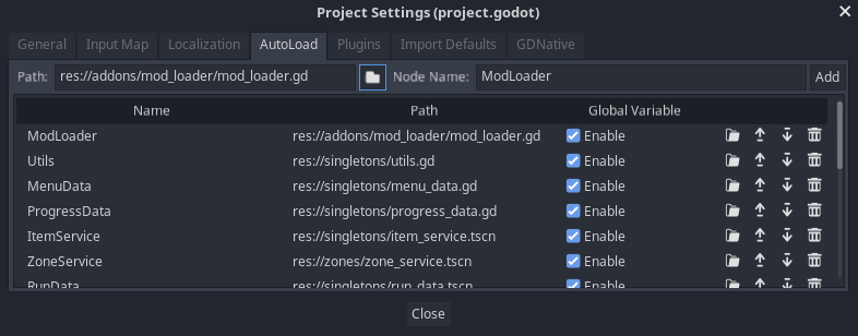 Godot Project Setup Godotmoddinggodot Mod Loader Github Wiki 