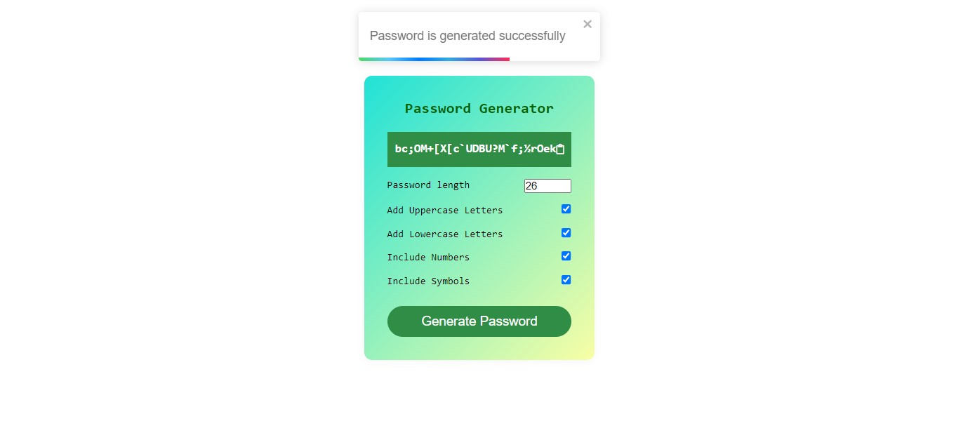 GitHub - tri10256/Password_generator: Can Directly Generate Password From Here
