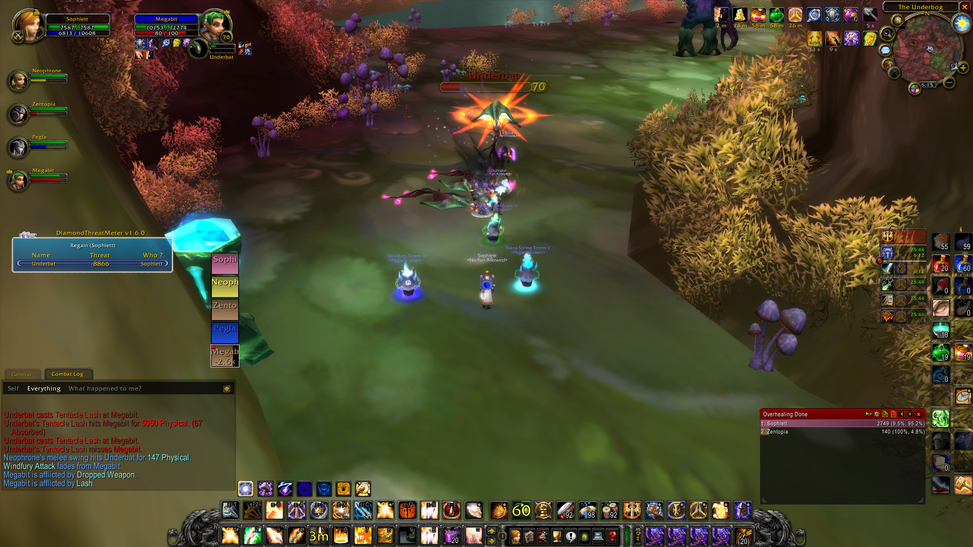 Underbat. Underbog(heroic). Tentacle Lash. [NPC] [Spell] · Issue #2952 ...