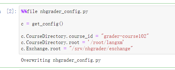 The course id has not been set in nbgrader_config.py. The "release" and "collect" functionality ...