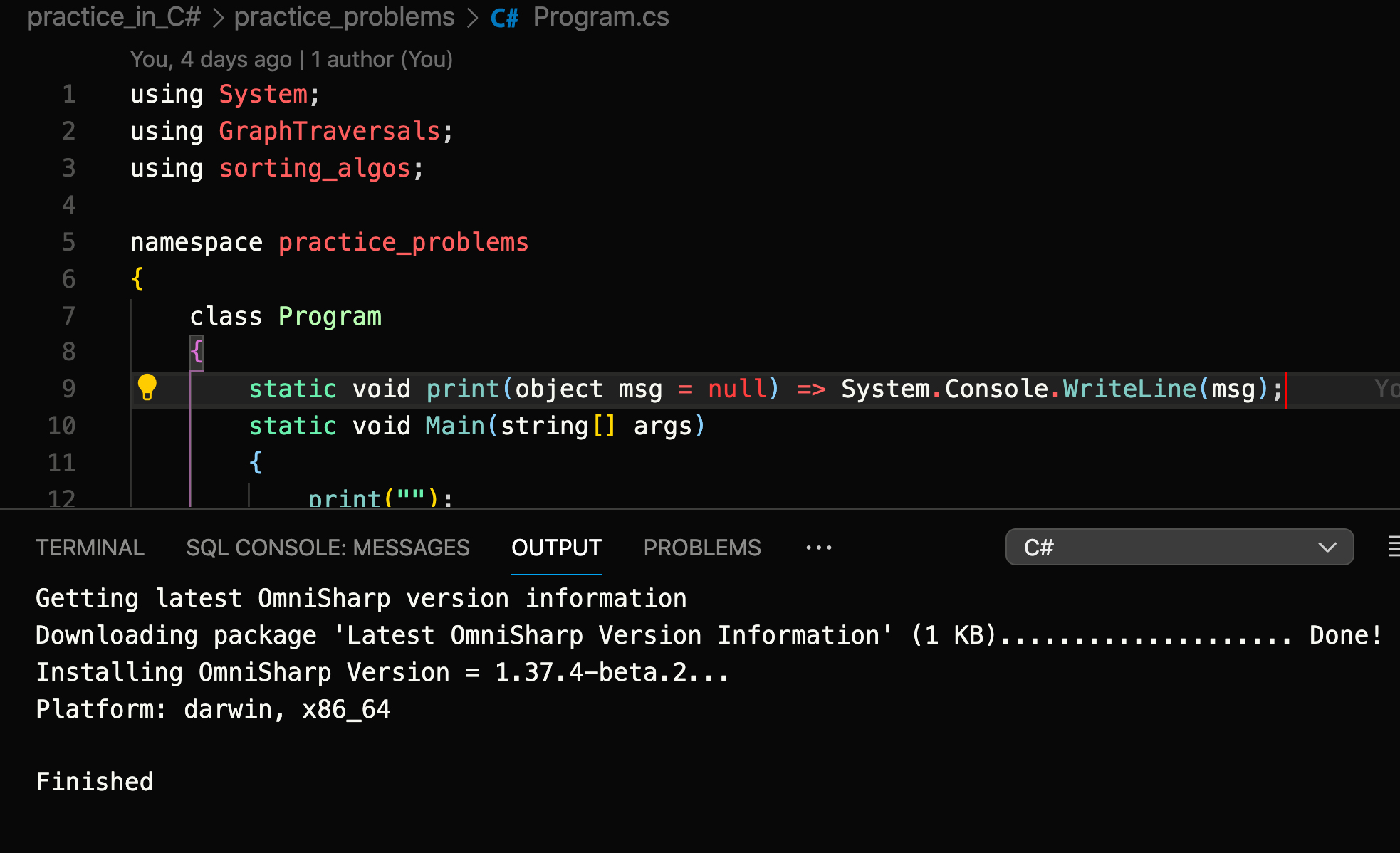 omnisharp broken on the mac :/ · Issue #4139 · dotnet/vscode-csharp · GitHub