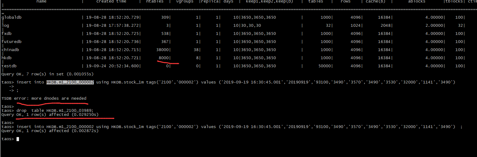 TDengine Error: more dnodes are needed · Issue #436 · taosdata/TDengine · GitHub