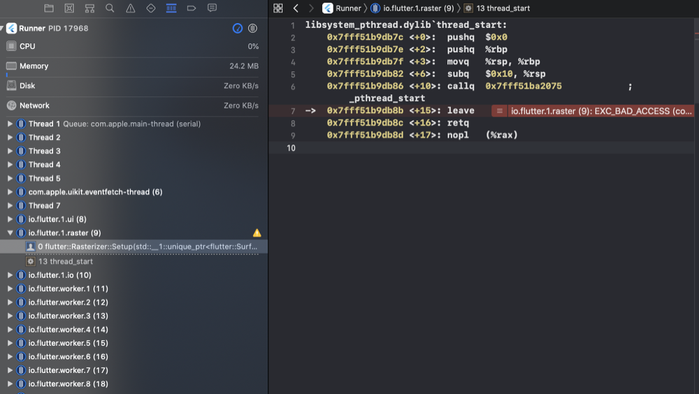 Ios Crash When Extension Flutterviewcontroller And Override