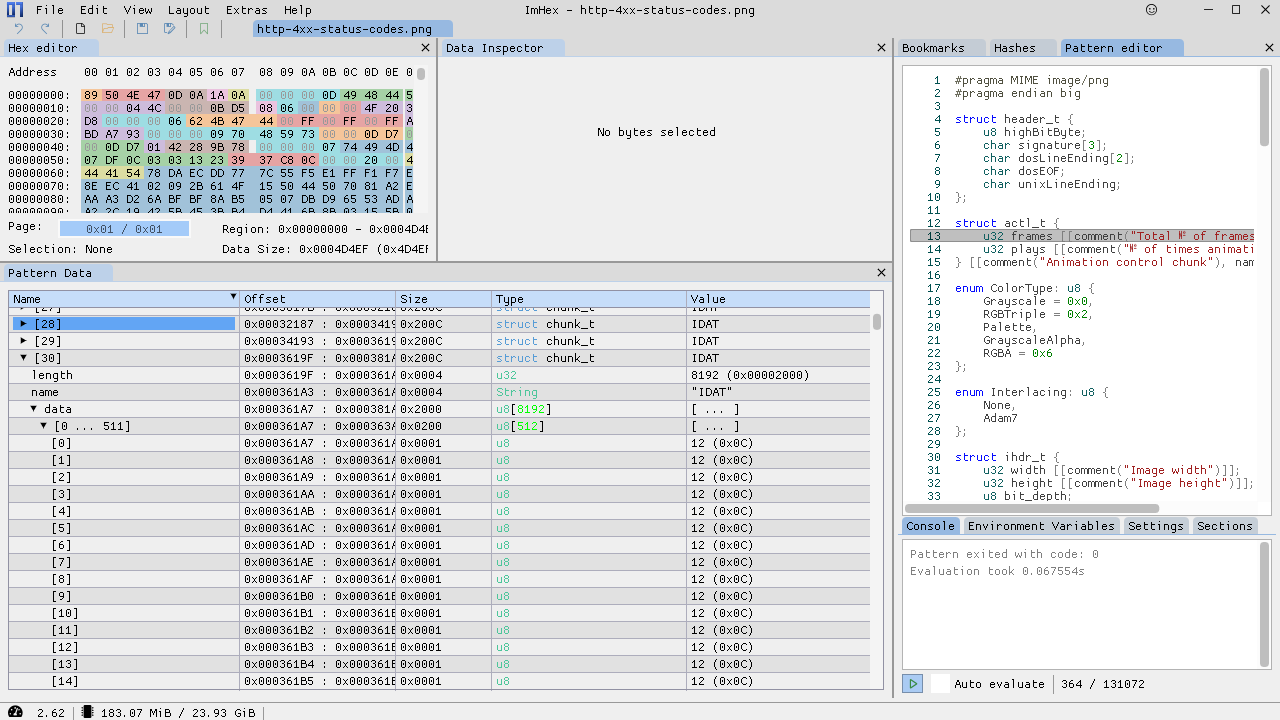 java class pattern: The code segment always displays the value of the first byte · Issue #121 ...