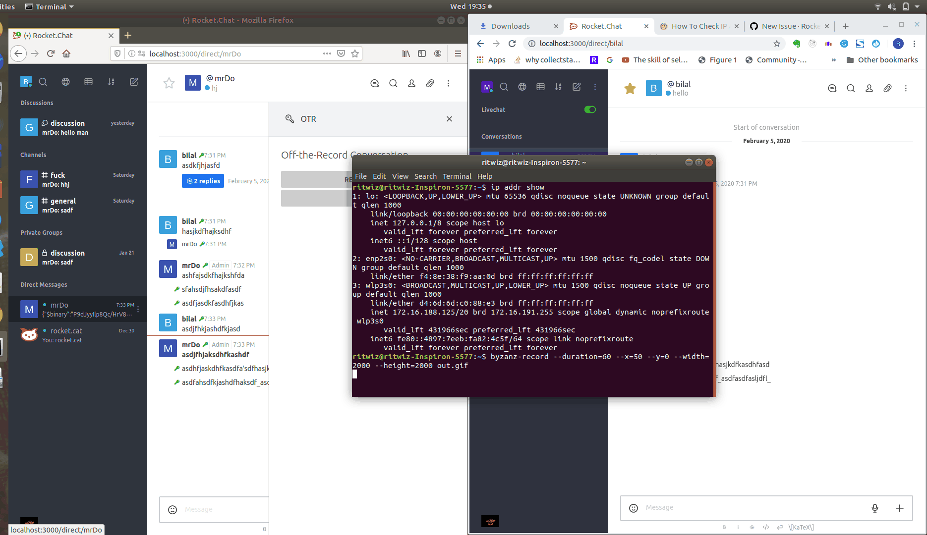 OTR issues · Issue #16478 · RocketChat/Rocket.Chat · GitHub