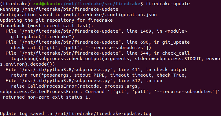 Errors in Upgrade firedrake · Issue #1869 · firedrakeproject/firedrake · GitHub