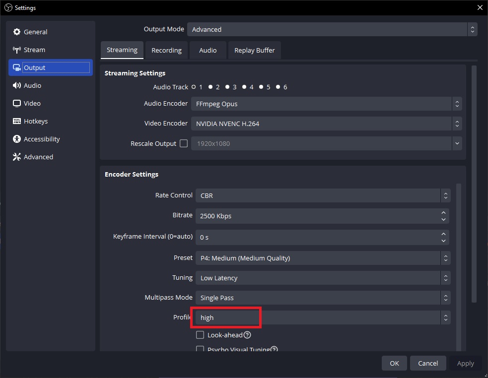 Can the profile-level-id in SDP Negotiation be changed? · obsproject ...