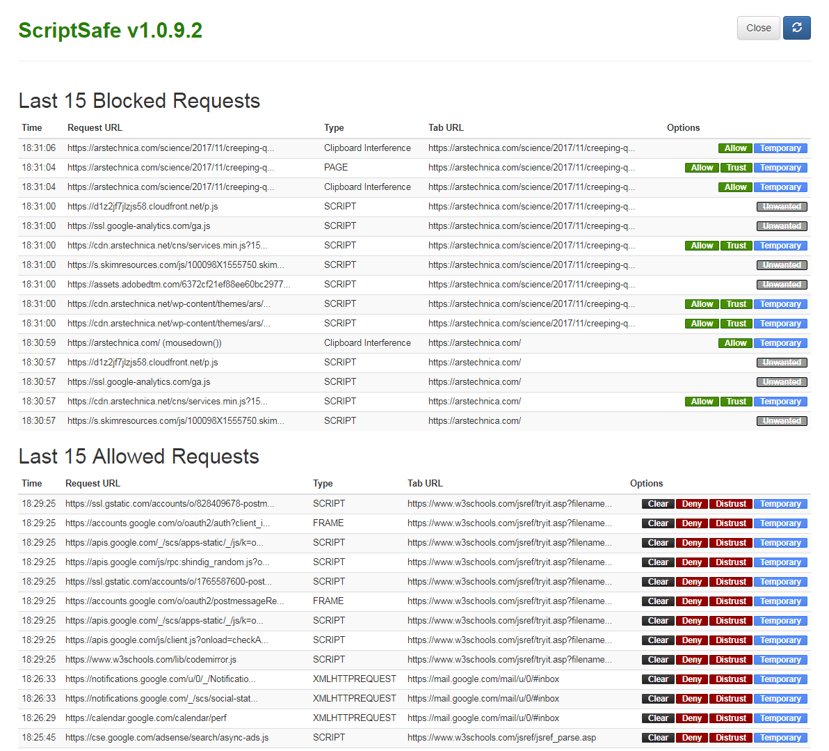 SafeScript is currently preventing me from logging onto my chase account. · Issue #208 · andryou ...