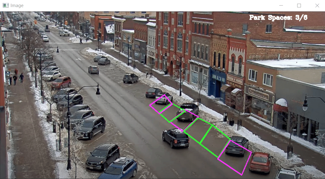 GitHub - asarm/Parking-Space-Detector: Analysis if selected parking ...