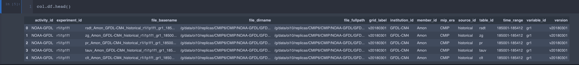 adaptation of intake-esm on NCI (Australia) · Issue #65 · intake/intake-esm · GitHub