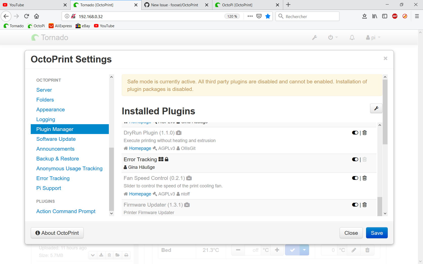Plugin list not correctly resized in Plugin Manager · Issue #3161 · OctoPrint/OctoPrint · GitHub