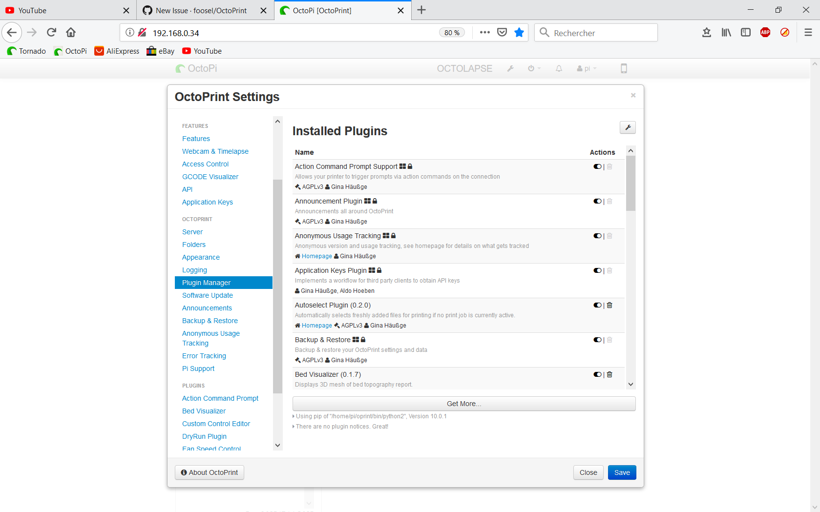 Plugin list not correctly resized in Plugin Manager · Issue #3161 · OctoPrint/OctoPrint · GitHub