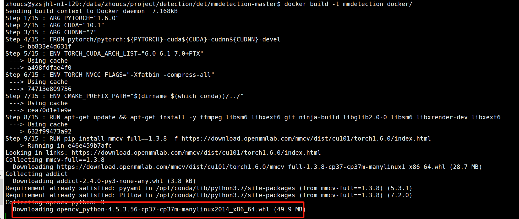 about docker image · Issue #5754 · open-mmlab/mmdetection · GitHub