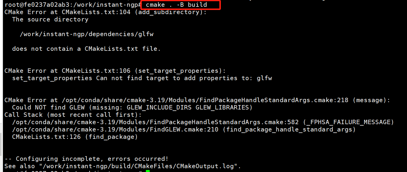 cmake is error · Issue #82 · NVlabs/instant-ngp · GitHub