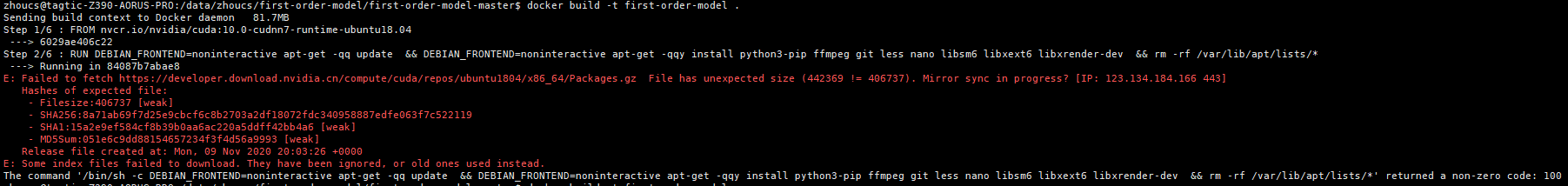 about dockerfile problem · Issue #1422 · NVIDIA/nvidia-docker · GitHub