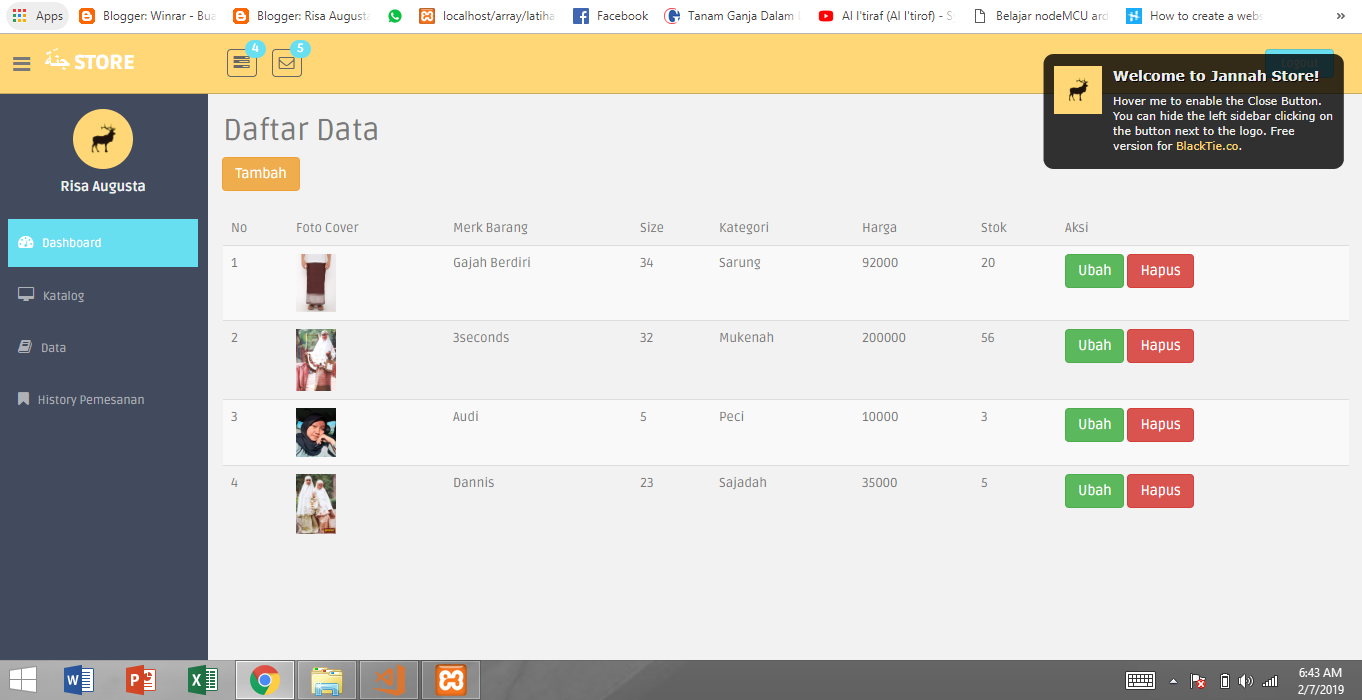 GitHub - risaaugusta/Toko-Online_Codeigniter
