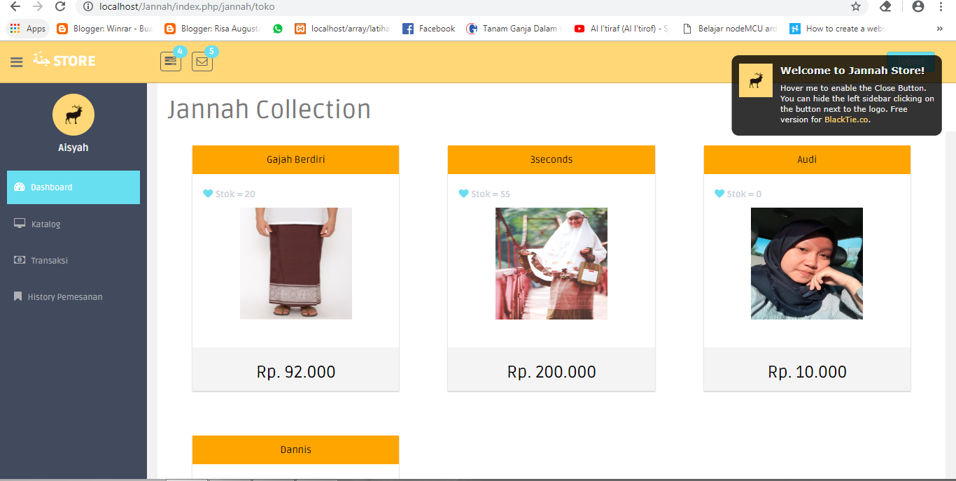 GitHub - risaaugusta/Toko-Online_Codeigniter