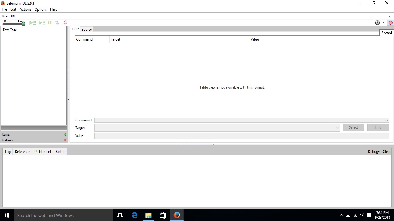 Selenium 2.9 record button is not working · Issue #6439 · SeleniumHQ/selenium · GitHub