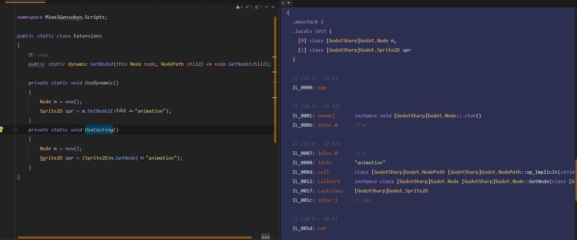 C Make Getnode Return Dynamic Type · Issue 6748 · Godotenginegodot