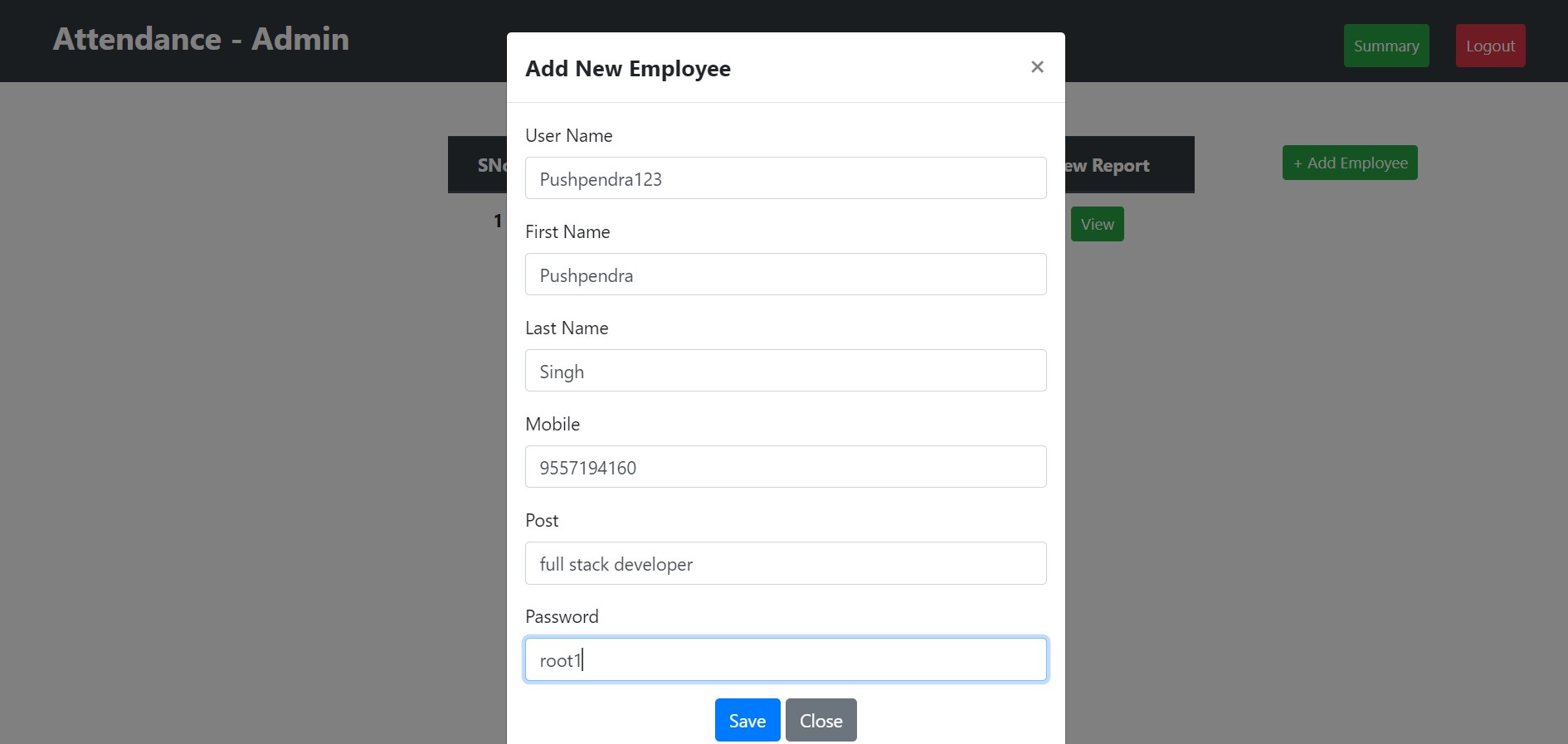 GitHub - psingh1403/Attendance