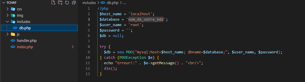 GitHub - Noelle-M/tchat: Tchat PHP JS Ajax