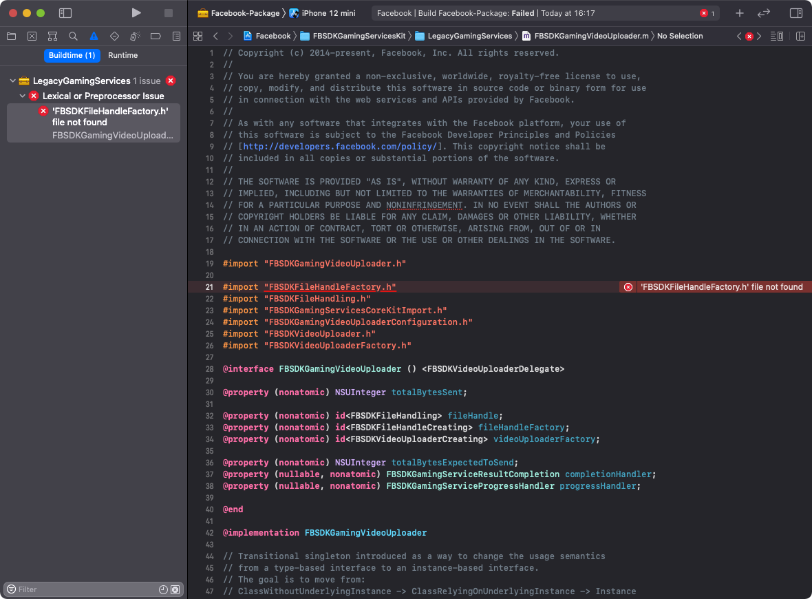 Build Failed For `swift Package Generate Xcodeproj` Generated Project 9509