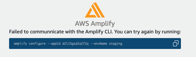 Amplify Admin backend not connecting to React front end · Issue #40 · aws-amplify/amplify-studio ...