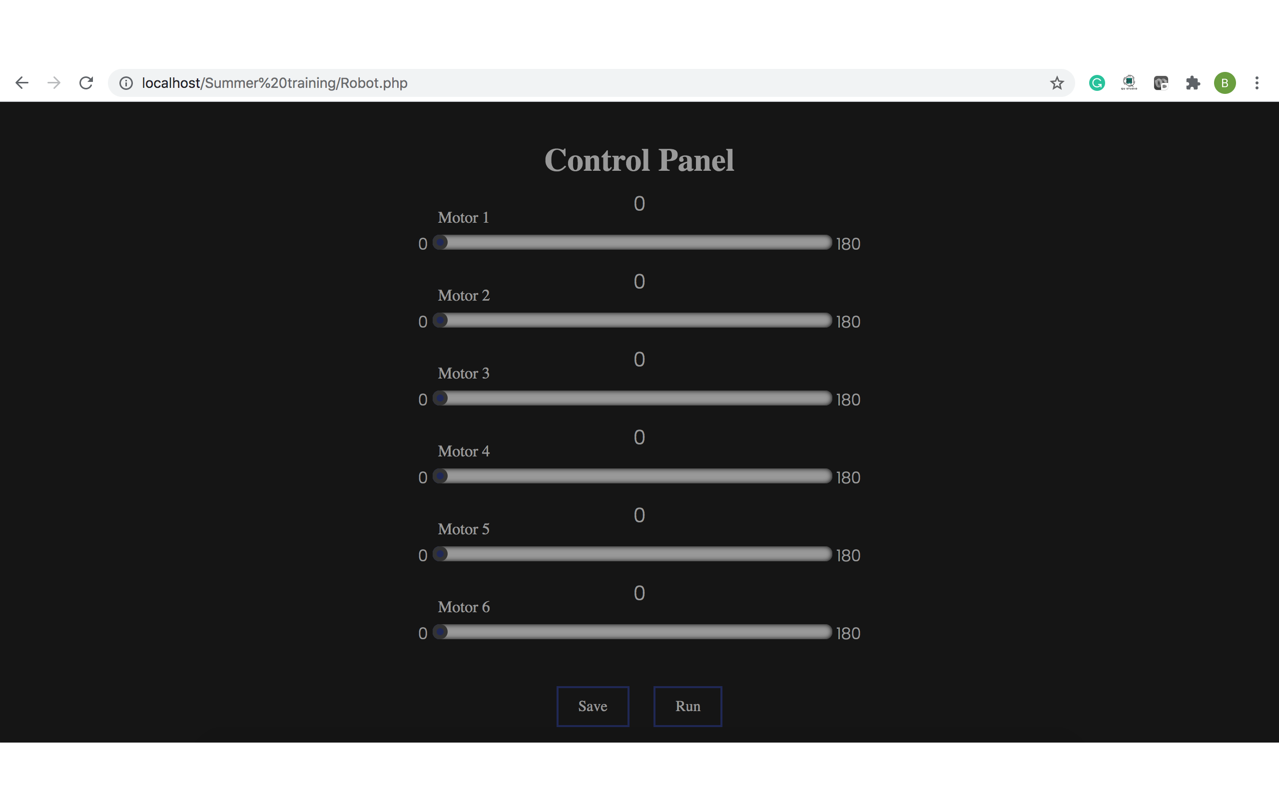 GitHub - betoolhamad/Robot-arm-control-panel: Control panel UI to ...