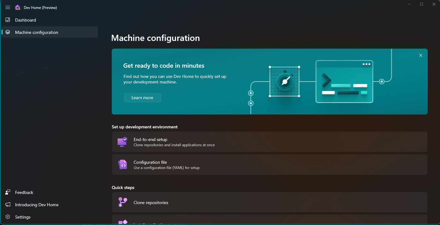 Identifying locally existing repositories and tools! · Issue #702 · microsoft/devhome · GitHub