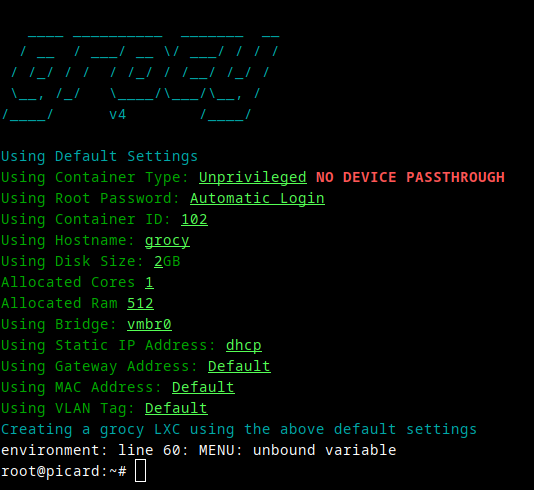 Creating Proxmox LXC Fails · Issue #667 · tteck/Proxmox · GitHub