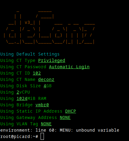 Creating Proxmox LXC Fails · Issue #667 · tteck/Proxmox · GitHub