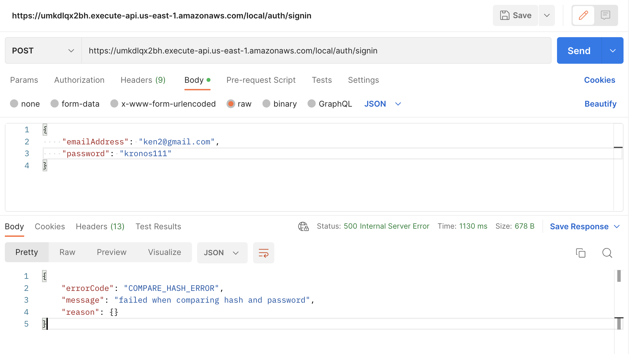 fix(authentication): signin request returning error · Issue #359 · kokiebisu/rental-storage · GitHub