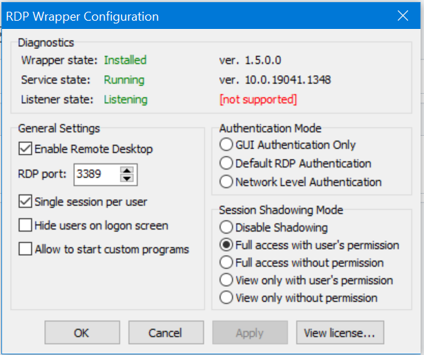19042 Not Supported · Issue 1643 · Stascorprdpwrap · Github