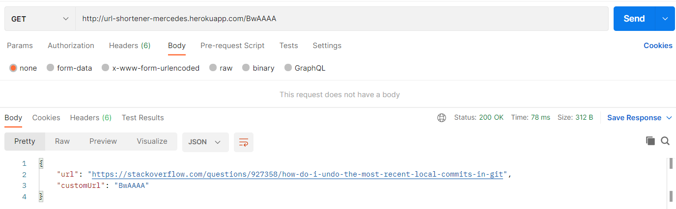 GitHub - mfteloglu/url-shortener-service: API service for shortening URL's