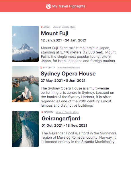GitHub - pashaamiriali/travel-highlights