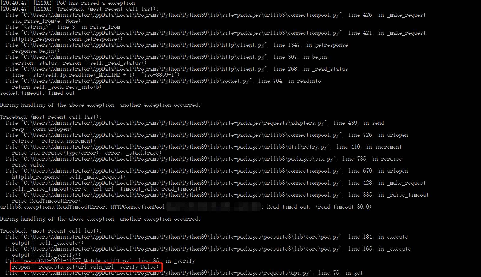 关于pocsuit.ini运行POC抛出异常问题 · Issue #229 · knownsec/pocsuite3 · GitHub
