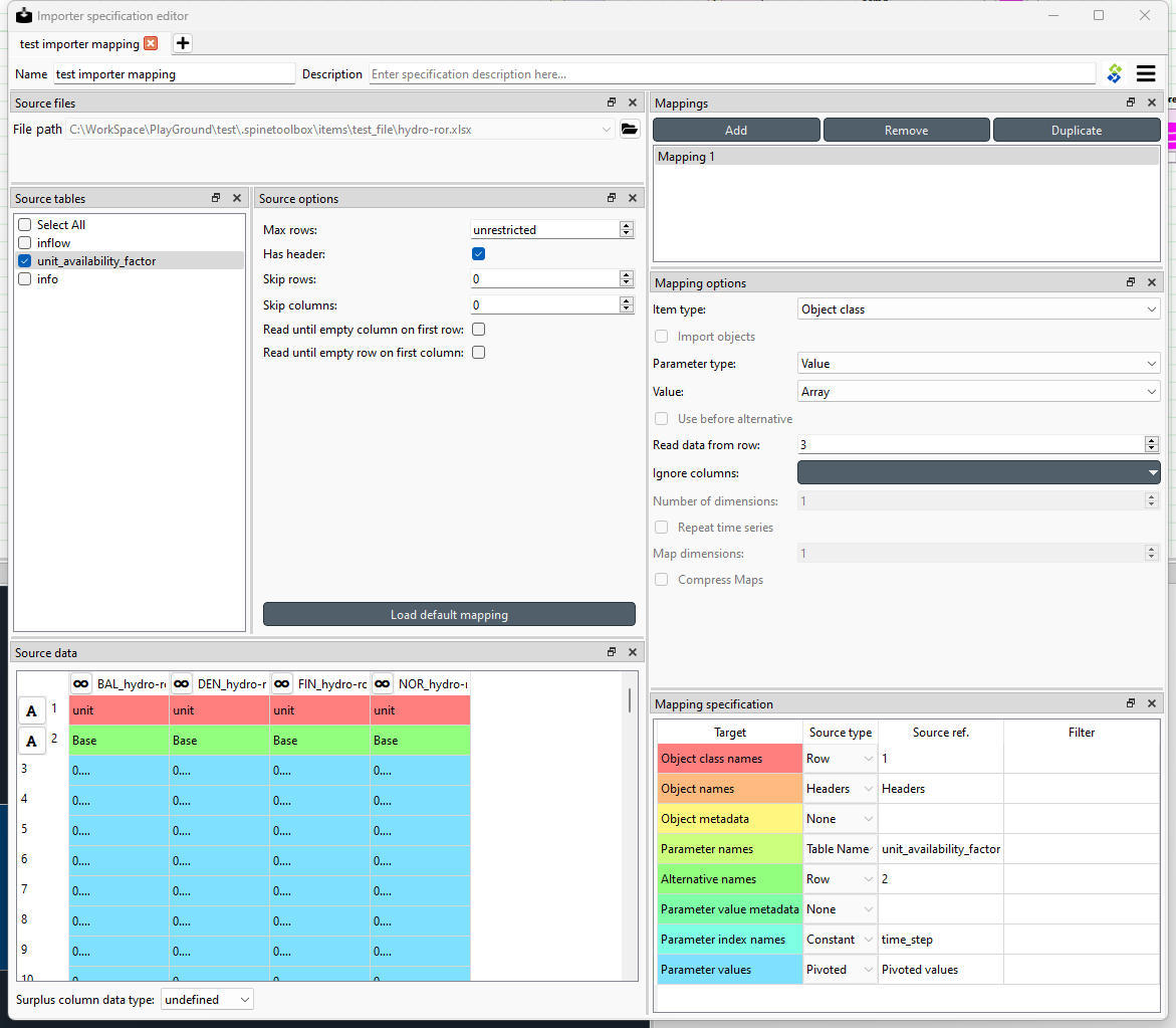 Pivot table mapping not work well · Issue #2017 · spine-tools/Spine ...