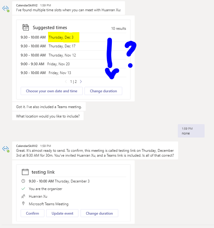 Test/Bug: suggestions dates should be in chronological order · Issue ...