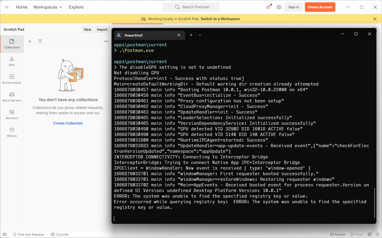 Cannot start the postman10.0.1 · Issue #9582 · ScoopInstaller/Extras · GitHub