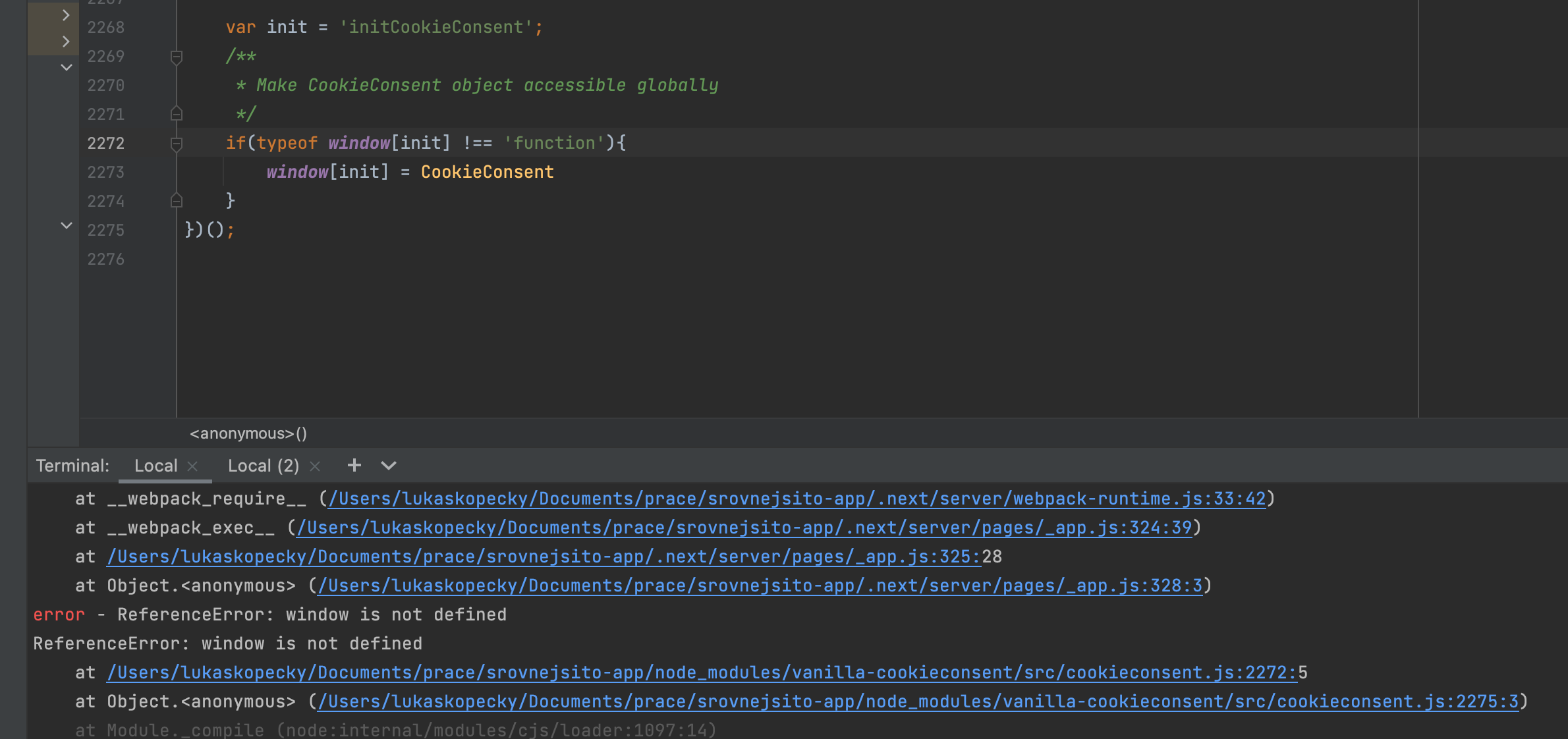 Next.js with typescript config · Issue #303 · orestbida/cookieconsent · GitHub